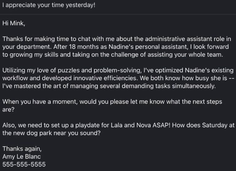 How to Write a Thank You Email After Interviews (+ 5 Examples)